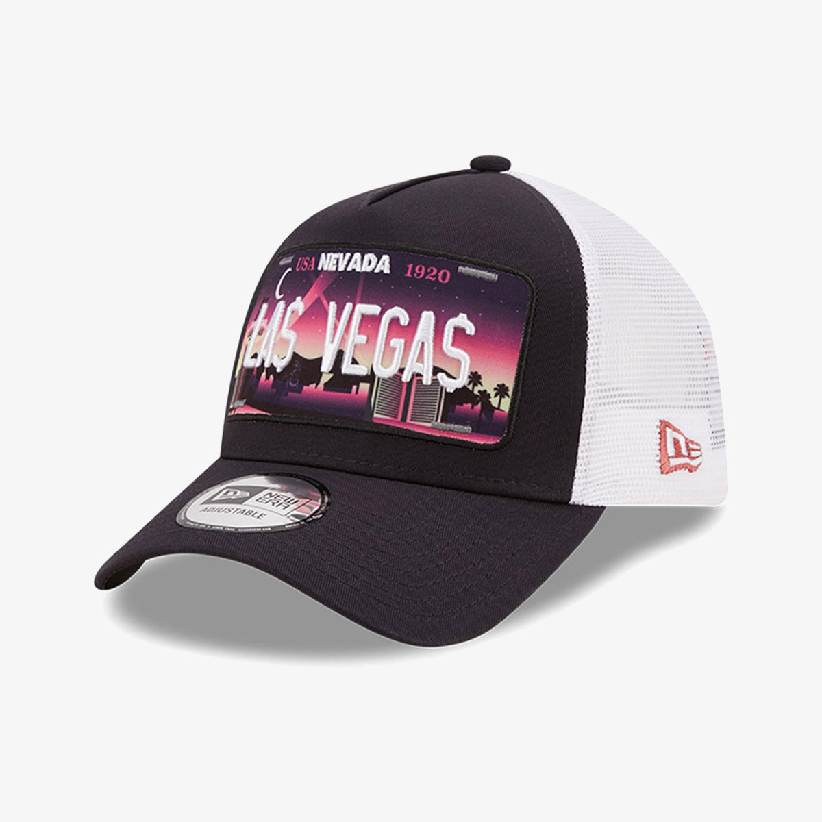 New Era Sapca New Era License Plate Navy A-Frame Trucker Cap ...