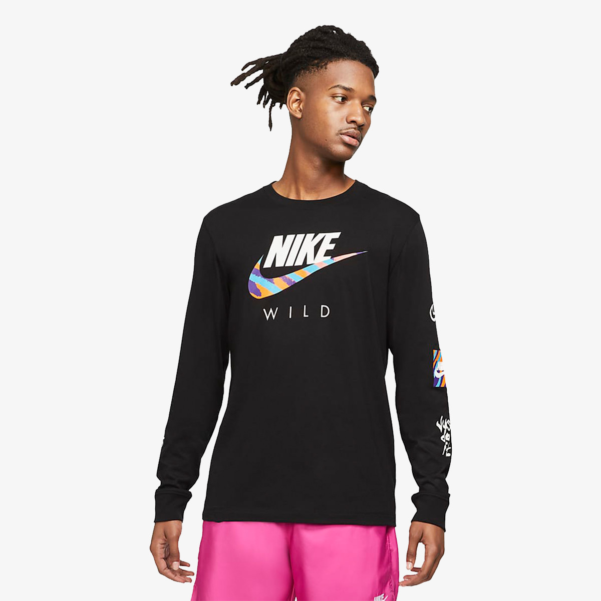Nike Tricou maneca lunga M NSW TEE LS WILD FUTURA | SportVision Romania
