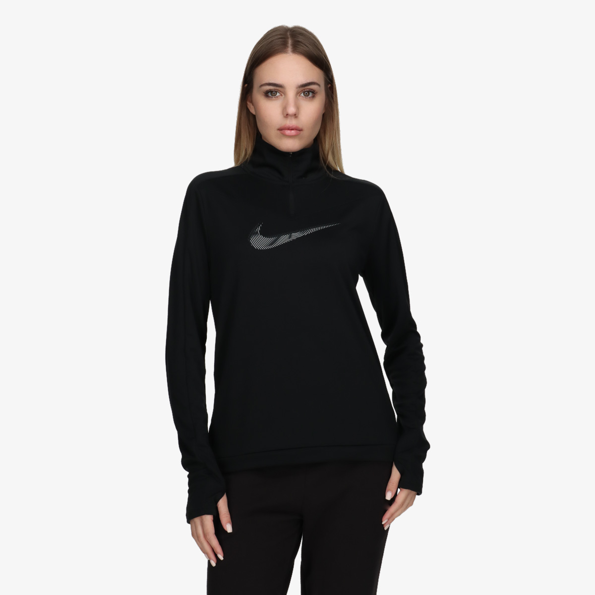 Nike Tricou maneca lunga Dri-FIT Swoosh | SportVision Romania