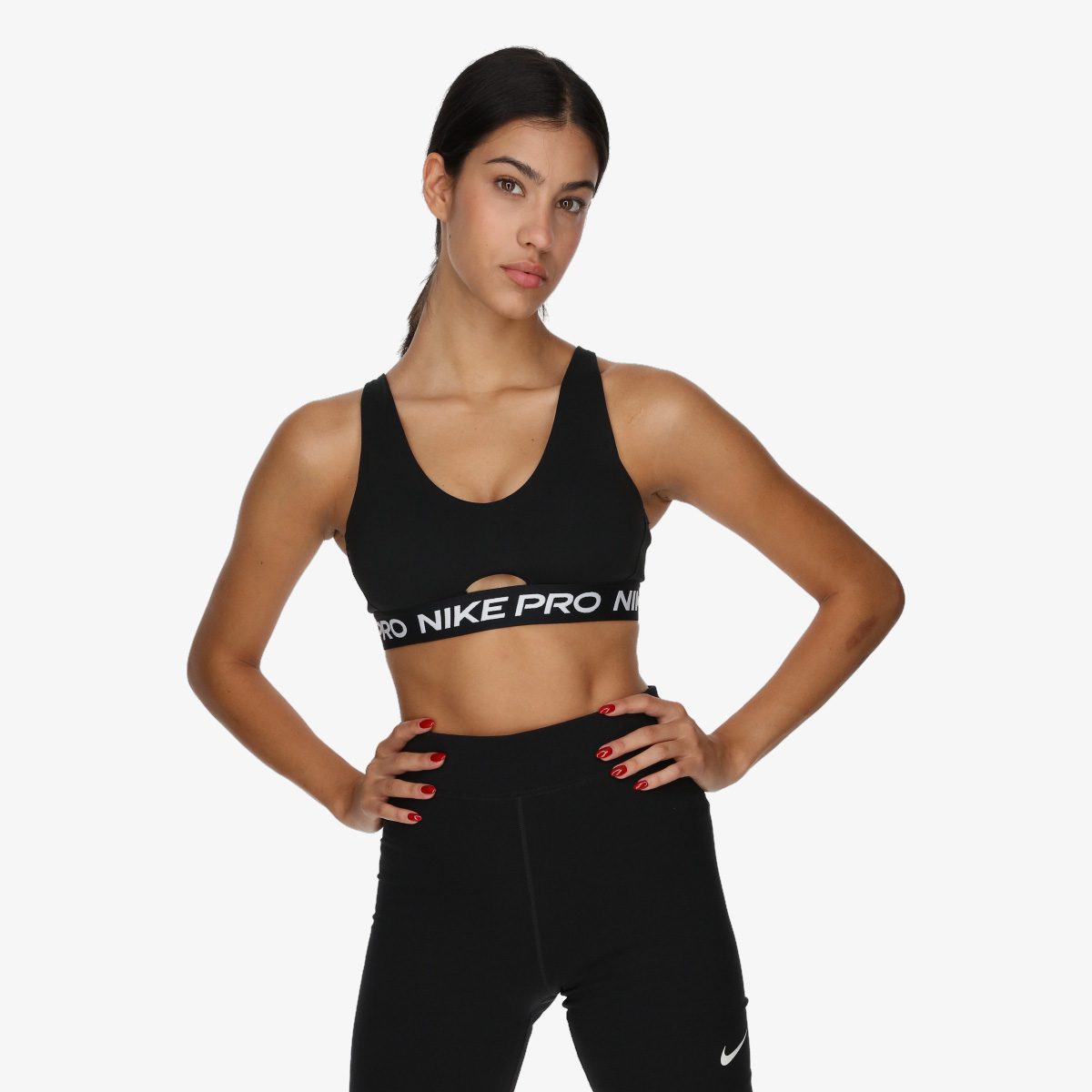 Nike Bustiera W NP INDY PLUNGE BRA SW | SportVision Romania