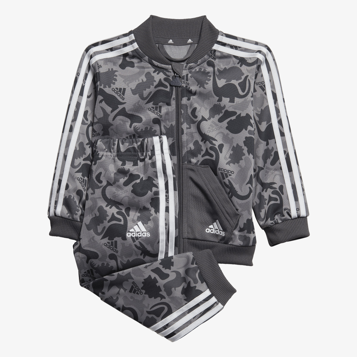adidas Trening DINO CAMO ALLOVER PRINT SHINY POLYESTER TRACKSUIT ...